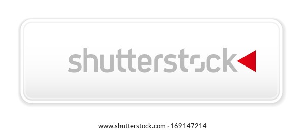Blank White Button Arrow Icon Subtle: เวกเตอร์สต็อก (ปลอดค่าลิขสิทธิ์ ...