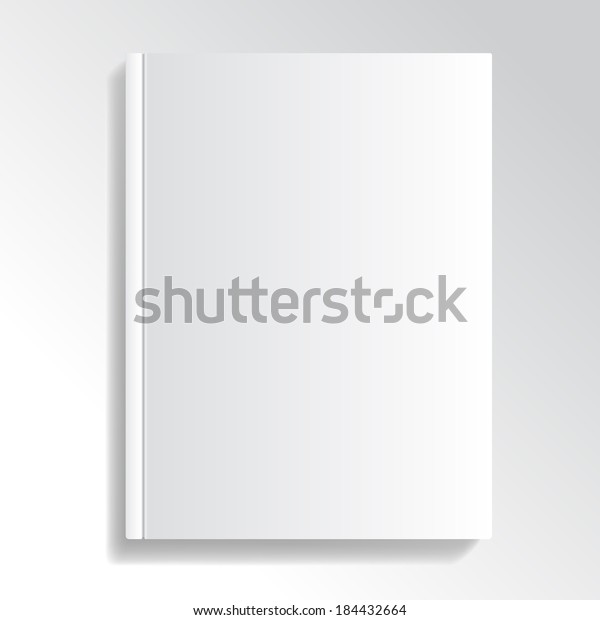 Blank White Cover Illustration Your Designs: เวกเตอร์สต็อก (ปลอดค่า ...