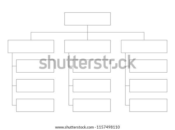 Blank White Line Diagram Vector Graphic : image vectorielle de stock ...