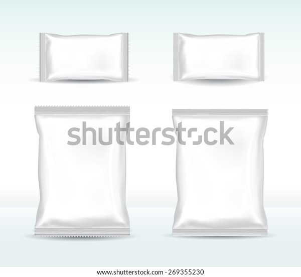 Blank White Product Packaging Stock Vector (Royalty Free) 269355230 ...