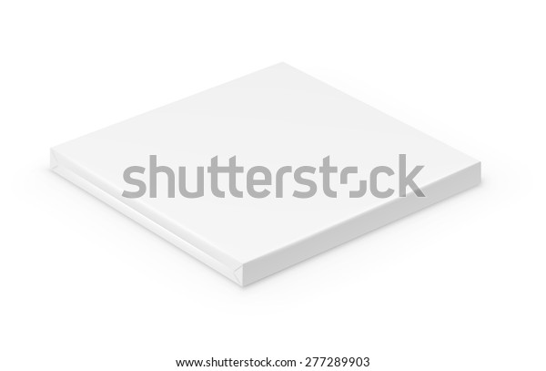 Blank White Short Wrapped Box Vector Stock Vector (Royalty Free ...