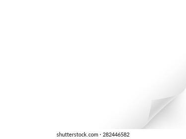 Blank White Vertical Page Vector Illustration Stock Vector (Royalty ...
