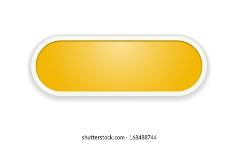 노란색 단추 클립파트 이미지. 흰색에 고립된 스톡 일러스트 1730875024 | Shutterstock