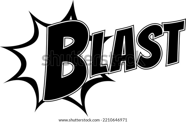 Blast Logo Clipart Vector Illustration Stock Vector (Royalty Free ...