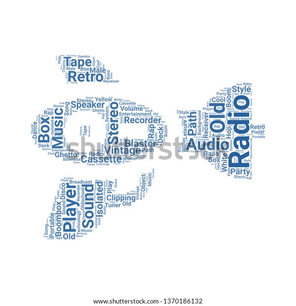 Blaster Word Cloud Tag Cloud About Stock Vector (Royalty Free ...