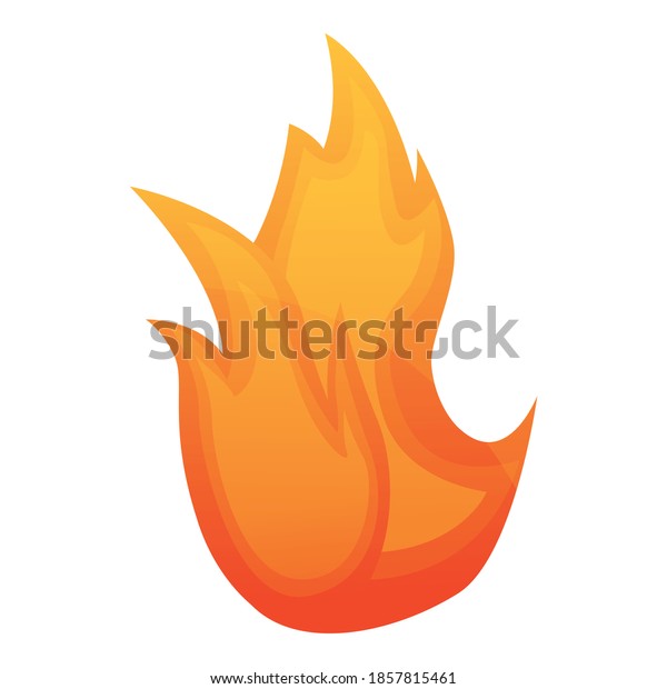 Blaze Fire Flame Icon Cartoon Blaze: เวกเตอร์สต็อก (ปลอดค่าลิขสิทธิ์ ...