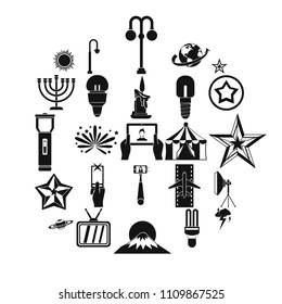 Blaze Icons Set Simple Set 25 Stock Vector (Royalty Free) 1109867525