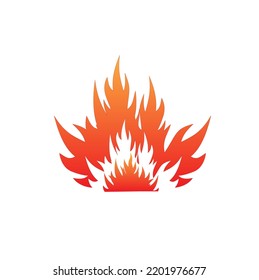 Blaze Vector Sign Flare Illustration Isolated Stock Vector (Royalty ...