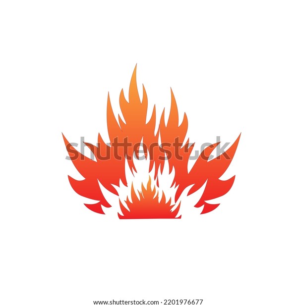 Blaze Vector Sign Flare Illustration Isolated Stock Vector (Royalty ...