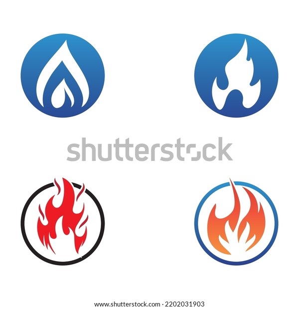 Blazing Fire Embers Fireball Logo Symbol Stock Vector (Royalty Free ...