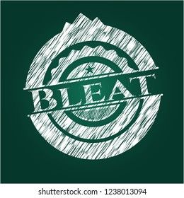 Bleat Written Chalkboard Texture Stock Vector (Royalty Free) 1238013094 ...