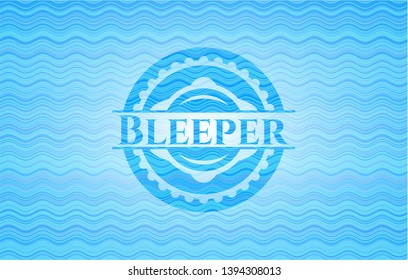 Bleeper Water Concept Emblem Background Vector Stock Vector (Royalty ...