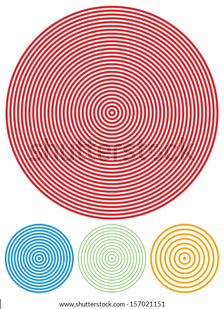 Blended Circles 3 Version 3 Colors Stock Vector (Royalty Free) 157021151