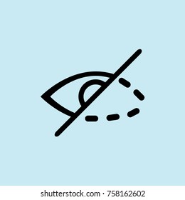 Blind People Icon Stock Vector (Royalty Free) 758162602 | Shutterstock