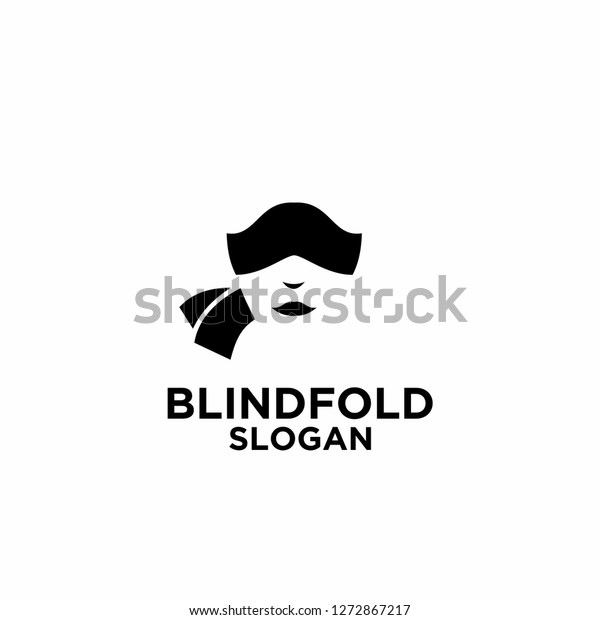 Blindfold Logo Icon Designs Vector Stock Vector (Royalty Free) 1272867217
