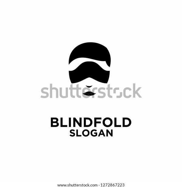 Blindfold Logo Icon Designs Vector Stock Vector (Royalty Free) 1272867223