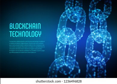 Block Chain Crypto Currency Blockchain Concept Stock Vector (Royalty ...