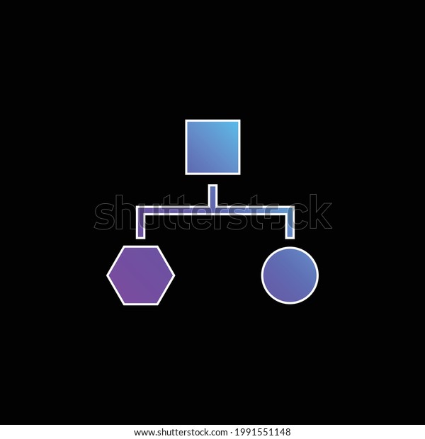 Block Schemes Black Shapes Blue Gradient Stock Vector (Royalty Free ...