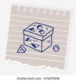 Block Toy Doodle Stock Vector (Royalty Free) 676293046 | Shutterstock