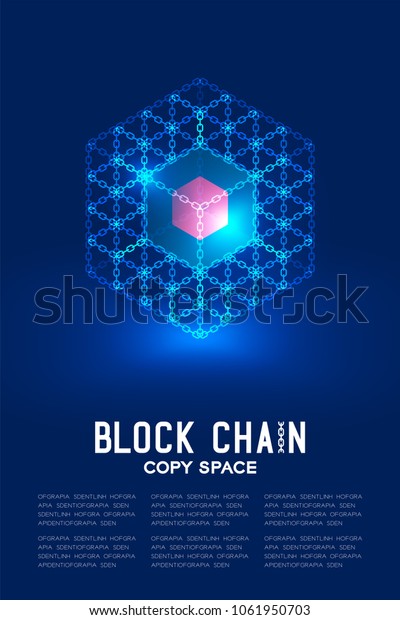 Blockchain Technology 3d Isometric Virtual System Stock Vector (Royalty ...
