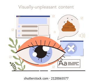 Blog Promotion Failure Visual Content Mistake Stock Vector (Royalty ...