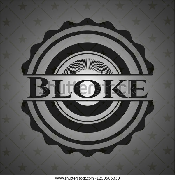 Bloke Dark Emblem Retro Stock Vector (Royalty Free) 1250506330 ...