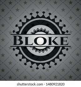 Bloke Realistic Dark Emblem Vector Illustration Stock Vector (Royalty ...