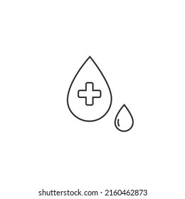 Blood Aid Bold Line Vector Icon Stock Vector (Royalty Free) 2160462873 ...