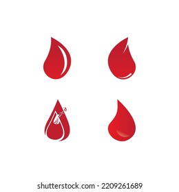 Blood Drop Donor Vector Illustration Stock Vector (Royalty Free ...