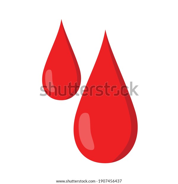 Blood Drop Flat Vector Design Good Stock Vector (Royalty Free) 1907456437 Blood Drop Flat Vector Design Good Stock Vector (Royalty Free) 1907456437