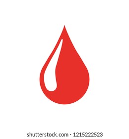 Blood Drop Icon Vector Illustration Stock Vector (Royalty Free ...