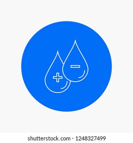 Blood Drop Liquid Plus Minus White Stock Vector (Royalty Free) 1248327499