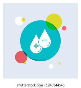 Blood Drop Liquid Plus Minus White Stock Vector (Royalty Free) 1248344545
