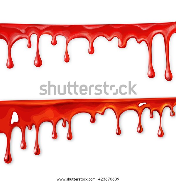 Vektor Stok Blood Flowing Motion Blood Trickling Down (Tanpa Royalti ...