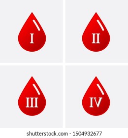 Blood Group Icon Blood Type Drop Stock Vector (Royalty Free) 1504932677 ...