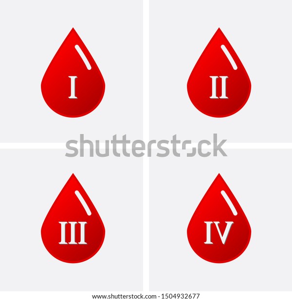 Blood Group Icon Blood Type Drop Stock Vector (Royalty Free) 1504932677 ...
