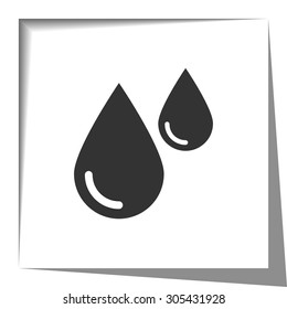 Blood Icon Cut Out Shadow Effect Stock Vector (Royalty Free) 305431928 ...