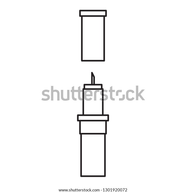 Blood Lancet Icon Stock Vector (Royalty Free) 1301920072 | Shutterstock