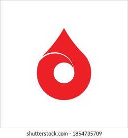 Blood Logo Design Ilustration Template Stock Vector (Royalty Free ...