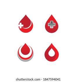 Blood Logo Vector Template Design Stock Vector (Royalty Free ...