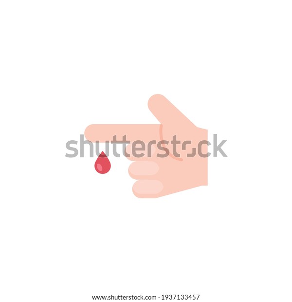 Blood On Finger Icon Vector People: เวกเตอร์สต็อก (ปลอดค่าลิขสิทธิ์ ...