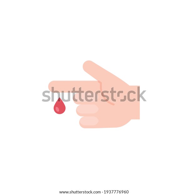 Blood On Finger Icon Vector People: เวกเตอร์สต็อก (ปลอดค่าลิขสิทธิ์ ...