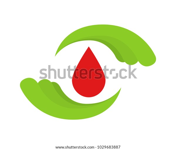 Blood Plus Symbol Logo Design Idea Stock Vector (Royalty Free) 1029683887