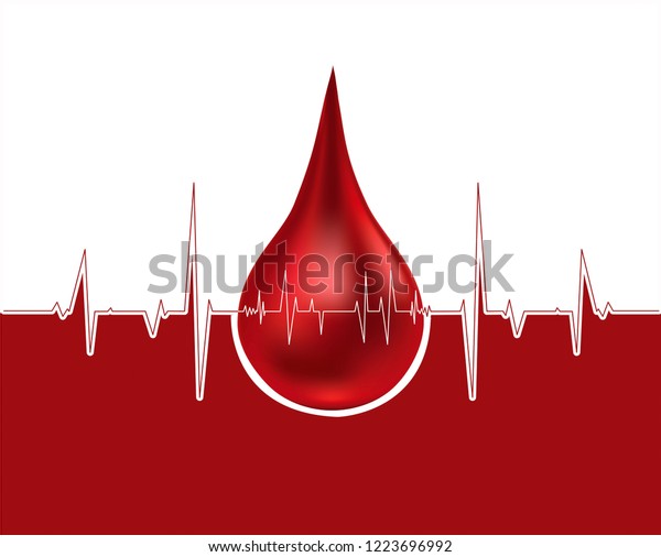 Blood Red Pattern June 14 Blood Stock Vector (Royalty Free) 1223696992 ...