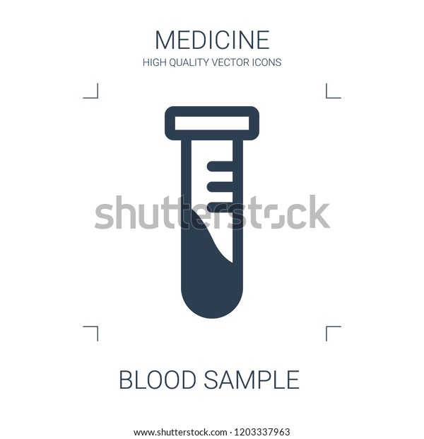 Blood Sample Icon High Quality Filled Stock Vector (Royalty Free ...