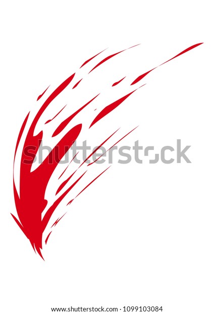 Blood Splash Vector Illustration Stock Vector (Royalty Free) 1099103084 ...