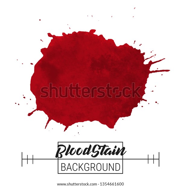 Blood Splatter Blotch Vector Blood Splatter Stock Vector (Royalty Free ...