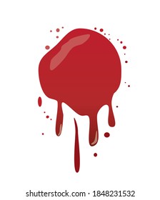 Blood Stain Background Vector Illustration Stock Vector (Royalty Free ...