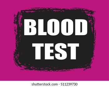 Blood Test Banner Stock Vector (Royalty Free) 511239730 | Shutterstock