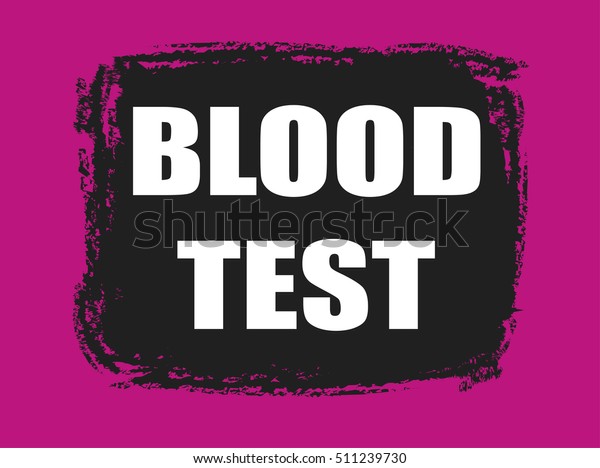 Blood Test Banner Stock Vector (Royalty Free) 511239730 | Shutterstock